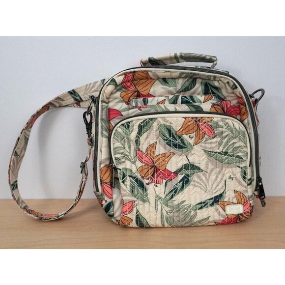 lug | Bags | Lug Ranger Lily Sand Cross Body Bag Floral Purse Bag ...